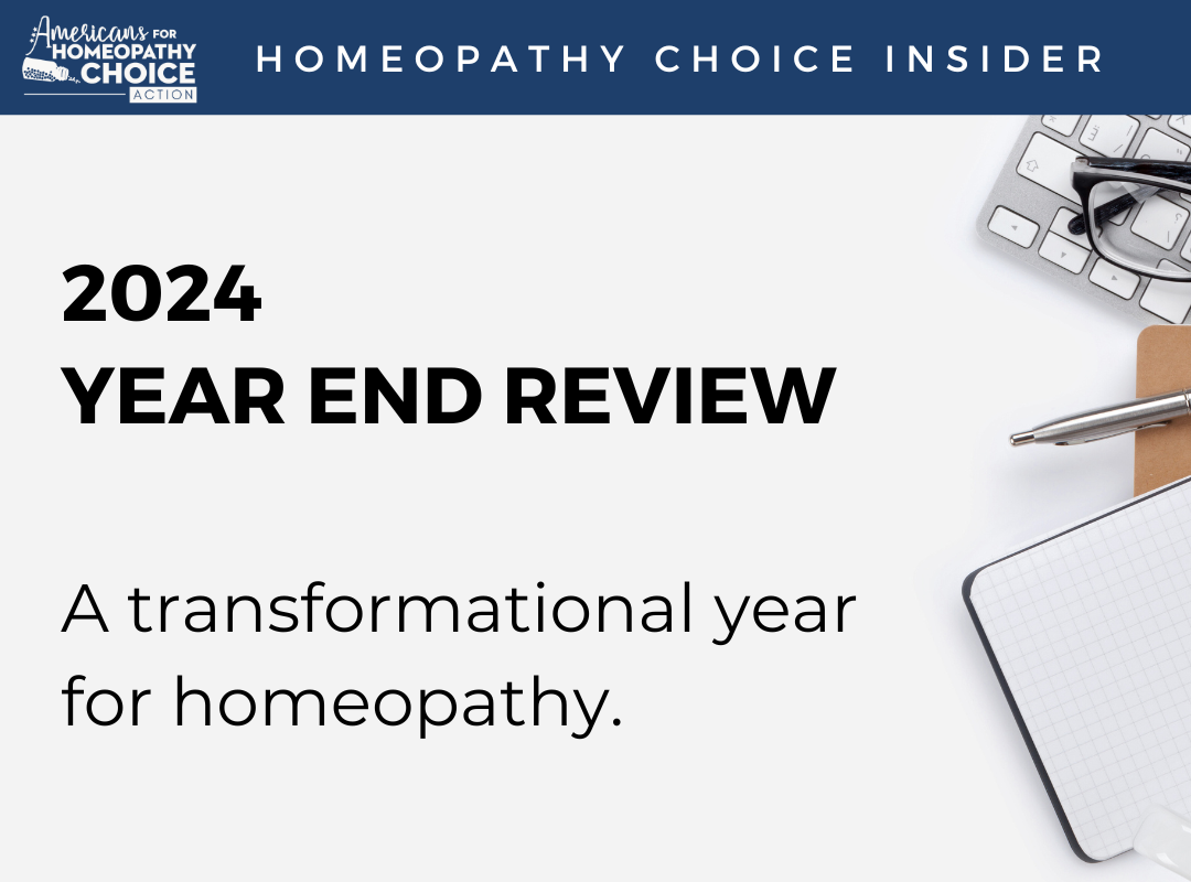 2024 Year-End Review: A Transformational Year for Homeopathy ...